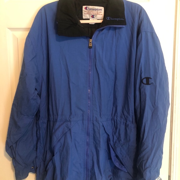 Champion | Jackets & Coats | Vintage Champion Blue Jacket | Poshmark